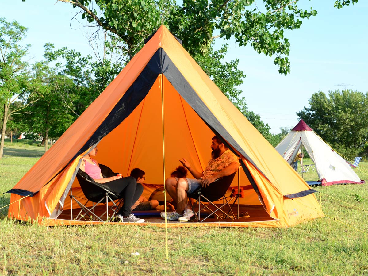 Tents skandika Comanche Tipi Teepee 8 Person/Man Camping Tent Large ...